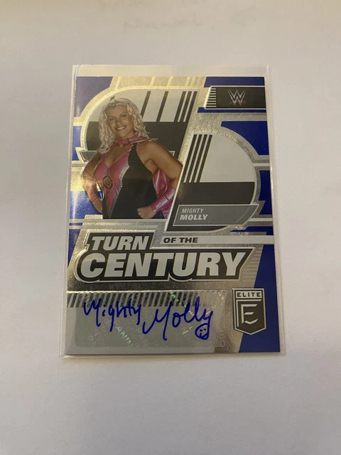 2023 WWE ELITE Mighty Molly Turn Of The Century Auto Bleu 20/25 Wwe Hof ...
