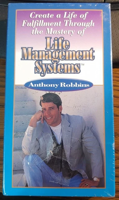 VINTAGE ANTHONY TONY ROBBINS Life Management Systems (VHS 1996) £2.88 ...