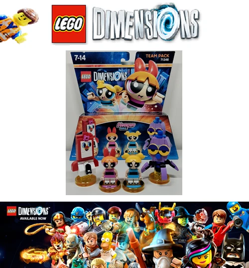 LEGO DIMENSIONS POWERPUFF Girls Team Pack 71346L Blossom & Bubbles: 100 ...