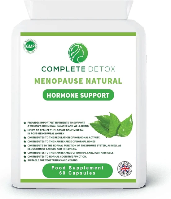 COMPLETE DETOX MENOPAUSE Support Capsules | Perimenopause, Menopause ...