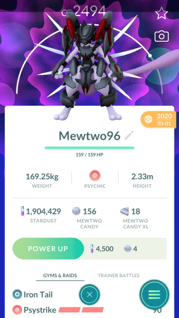 POKÉMON TRADE GO - Armored Mewtwo Legacy Psystrike PVP Ultra EUR 27,16 ...