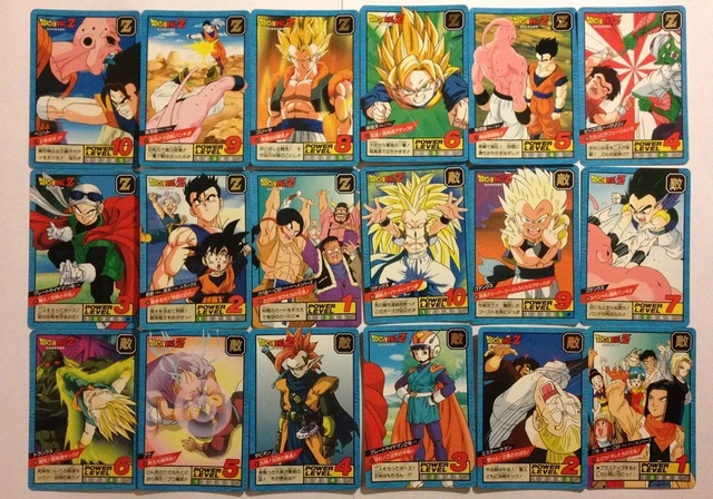 DRAGON BALL Z Super battle Power Level PART 14 Reg Set 38/38 EUR 34,99 ...