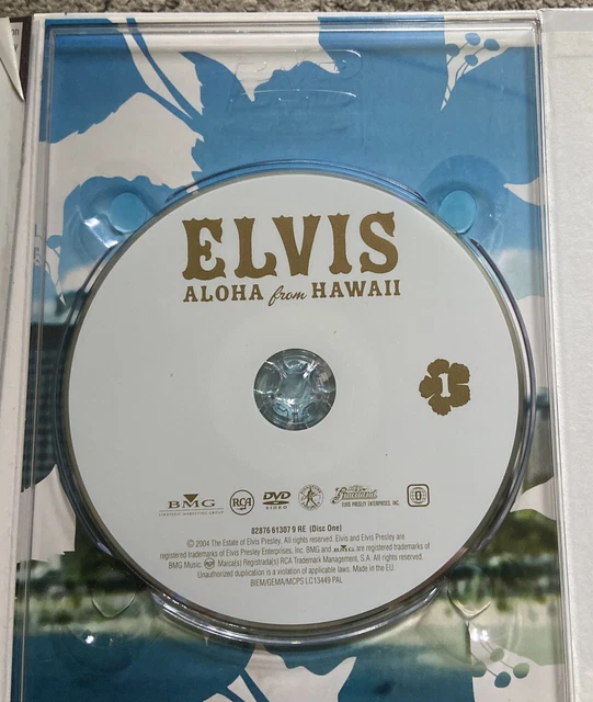ELVIS- ALOHA FROM Hawaii Deluxe Edition (DVD, 2-Disc Set) In a good ...