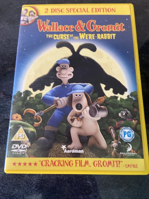 WALLACE AND GROMIT curse of the were rabbit dvd £3.85 - PicClick UK