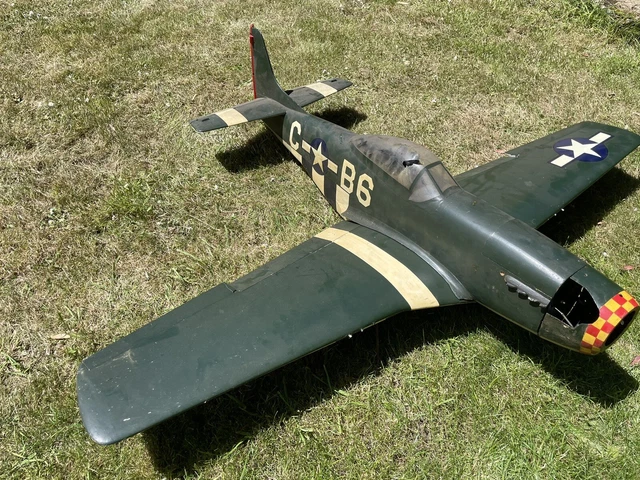 USED P51 RC plane airframe 52 " wingspan £34.50 - PicClick UK