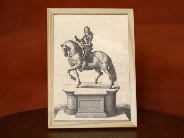 THE STATUE OF King Charles--the first at Charing Cross - A5 Card £1.80 ...