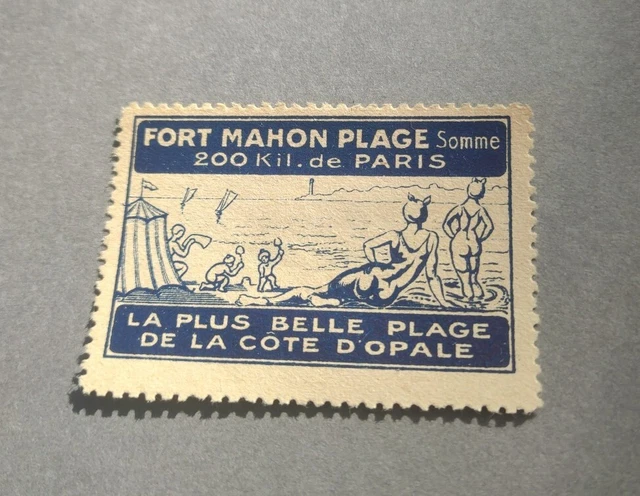 ANCIEN TIMBRE VIGNETTE - Fort Mahon Plage EUR 3,50 - PicClick IT