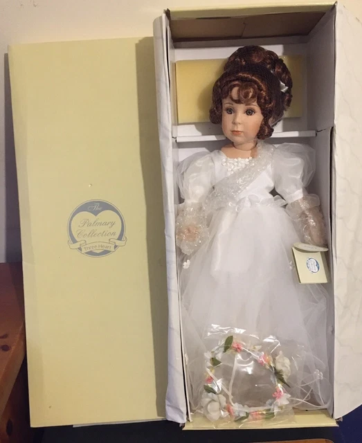 THE PALMARY COLLECTION Three Heart Doll - Emily 22” Doll NEW In Box £25 ...