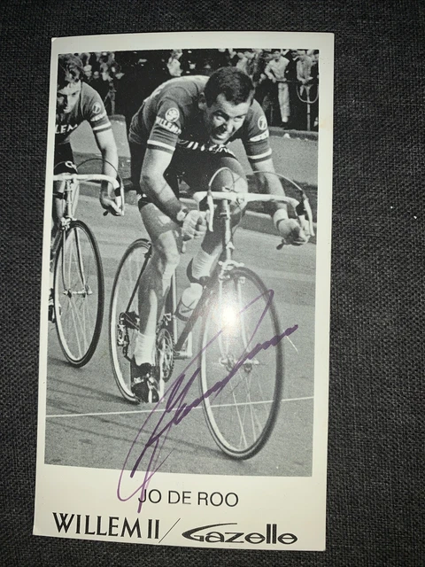 CARTE POSTALE CYCLISME Jo DE ROO Dédicacée Willem II EUR 4,99 - PicClick FR