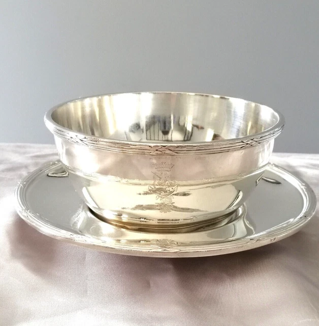 CHRISTOFLE MESSAGERIES MARITIMES Rince-Doigts Soucoupe Bol Tasse ...