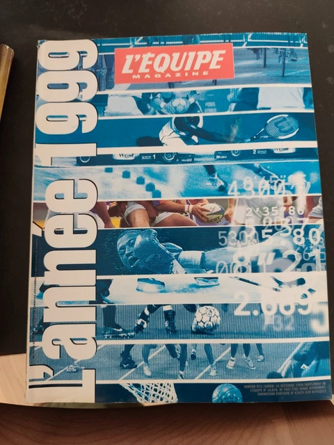 MAGAZINE L'ÉQUIPE SPÉCIAL Bilan 1999 numéro 921 Décembre 1999 EUR 5,00 ...