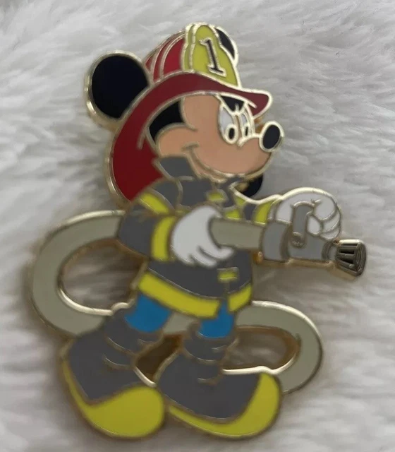 DISNEYS MICKEY MOUSE #1 Fireman Firefighter With Hose Collectible ...
