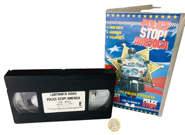 VIDEO TAPE VHS Police Stop! America NO MOULD See Details Vintage ra £9. ...