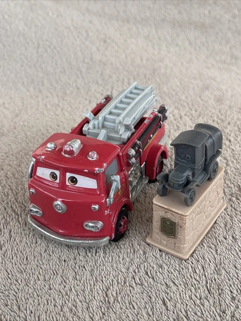 DISNEY PIXAR CARS Red Fire Truck & Stanley Diecast 1:55 Bundle Combine ...