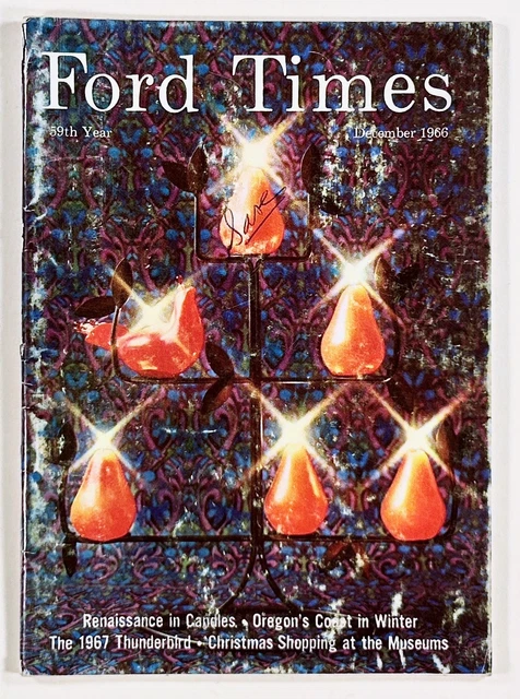 1966 DEC FORD TIMES Oregon Coast '67 THUNDERBIRD museum shops "Owner's ...
