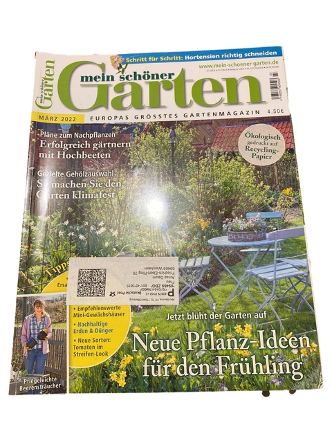 MEIN SCHÖNER GARTEN März 2022 Zeitschrift Hochbeet Frühling Pflanzpläne ...