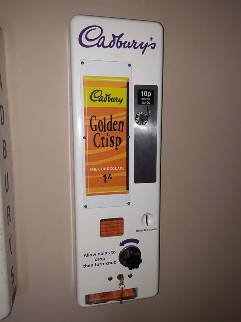 VINTAGE RESTORED CADBURY Vending Machine. Railway Platform 1960's £475. ...