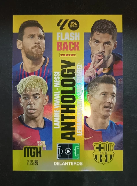MESSI SUÁREZ LEWANDOWSKI Lamine Yamal 438 FLASHBACK ANTHOLOGY MGK 2025 ...