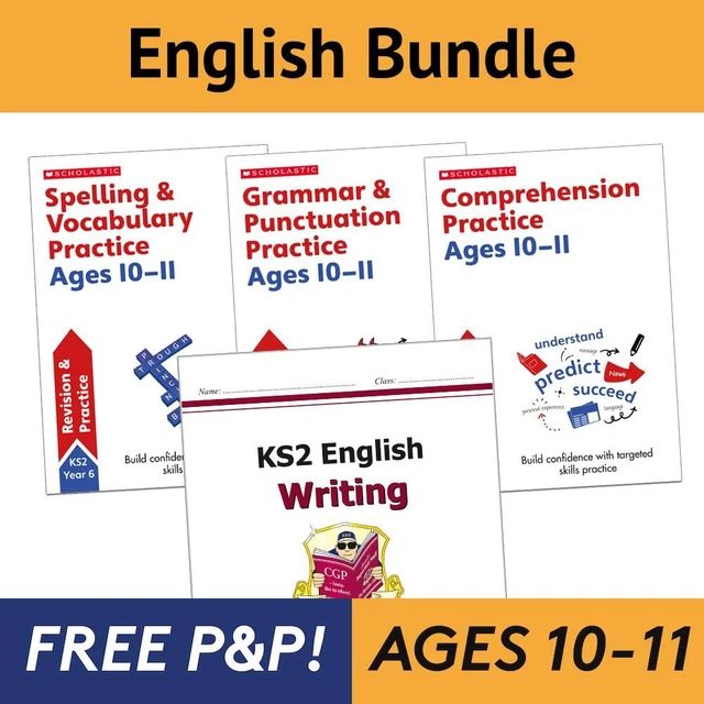 YEAR 6 ENGLISH Workbook Bundle for 2025 - Ages 10-11 - with Answers ...