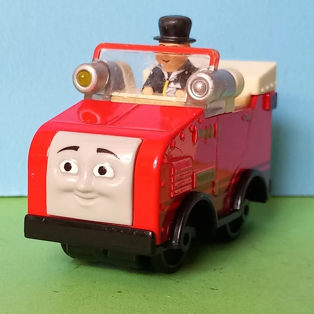 THOMAS THE TANK Engine Talking Winston Sir Topham Hatt Red Car Diecast ...