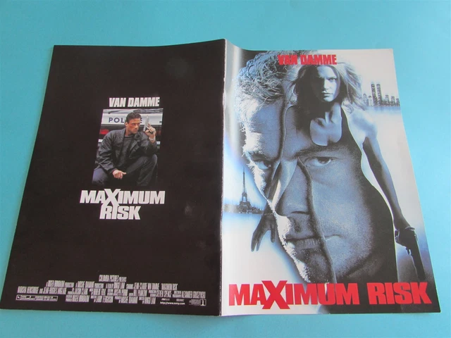 MAXIMUM RISK VAN Damme Henstridge Anglade Grenier Movie Program From Japan (7) £9.99 - PicClick UK