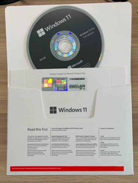 WINDOWS 11 PRO 64bit English Full version DVD package Factory Sealed £ ...