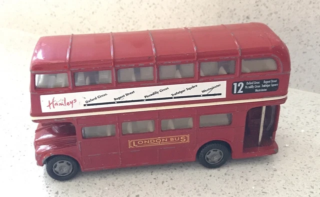 LONDON BUS - Motor Max #61051 Hamleys London autobus pressofuso a due ...
