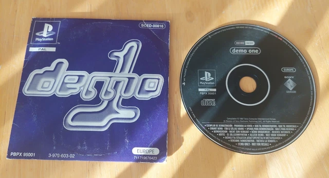 PS1 - DEMO 1 (Official Demo Disc) with Purple Sleeve (SONY PlayStation ...