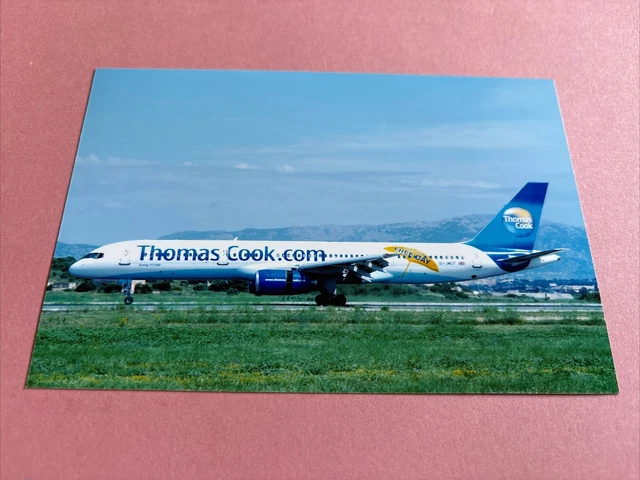 THOMAS COOK AIRLINES Boeing 757-200 G-JMCF colour photograph £0.99 ...