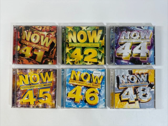 NOW THAT'S WHAT I Call Music Double CD X 6 Bundle 41 42 44 45 46 48 £16 ...