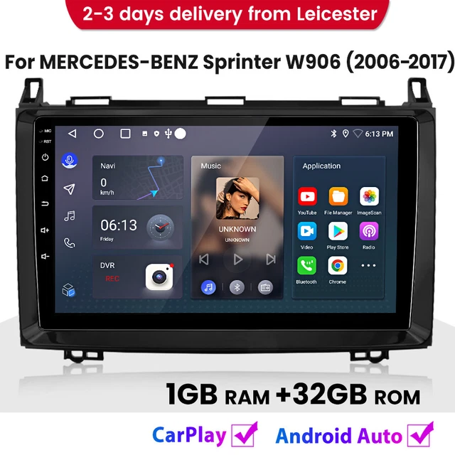 FOR MERCEDES-BENZ SPRINTER W906 2006-2017 Car Radio Carplay GPS SAT NAV ...