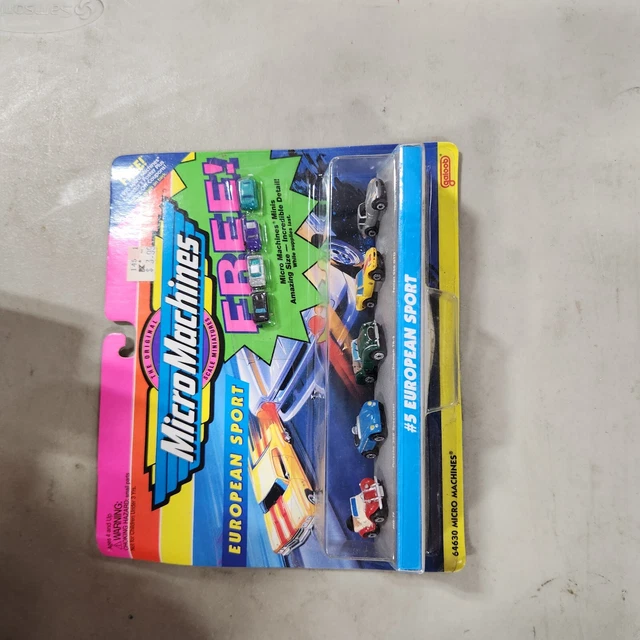 VINTAGE MICRO EUROPEAN Sport #5 & 4 Bonus Mini Insiders Galoob 1994 ...