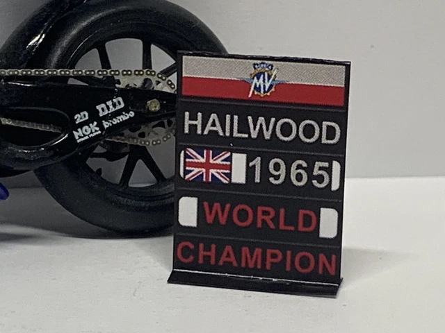 PIT BOARD MOTOGP(VARIAS ESCALAS)/ Mike Hailwood(MV Agusta) / World ...