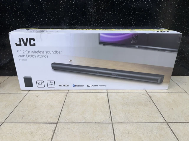 JVC TH-D588B 5.1.2 Wireless Cinematic Sound Bar With Dolby Atmos Rrp £ ...