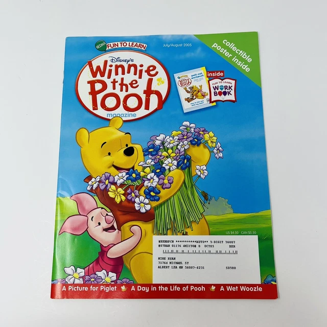 DISNEY’S WINNIE THE Pooh Magazine July August 2005 £8.86 - PicClick UK