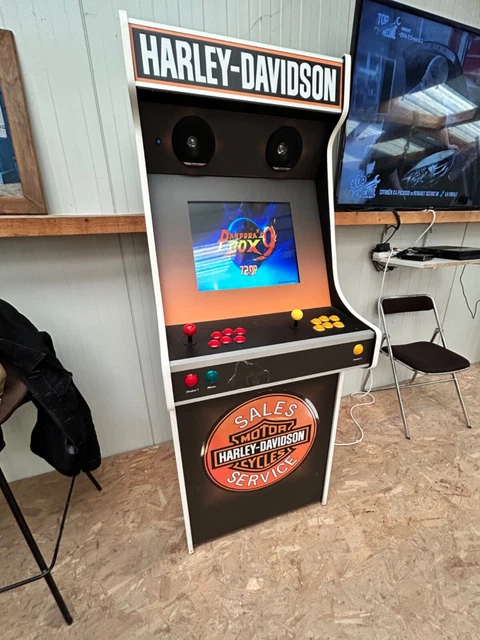 BORNE JEUX ARCADE vintage 1500jeux sega ps1 1990 arcades bars jeux ...
