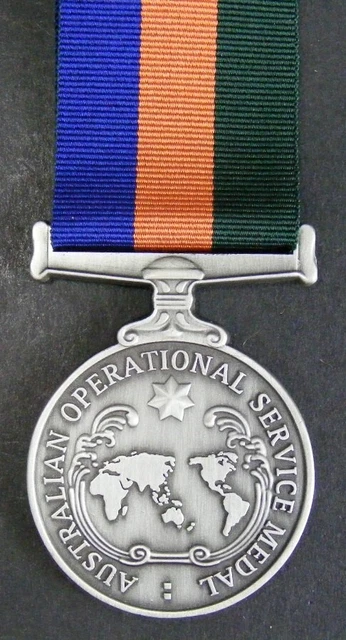 AUSTRALIA: OSM OPERATIONAL Service Medal, Border Protection. Replica ...