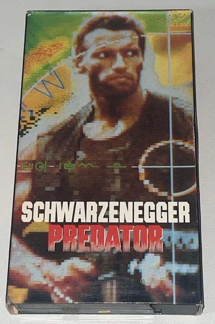 VTG PREDATOR (1987) 1990 CBS FOX VHS Arnold Schwarzenegger Sci-Fi ...
