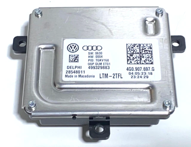 ORIGINAL AUDI VW ŠKODA SEAT control unit LED headlights 4G0907697 G ...