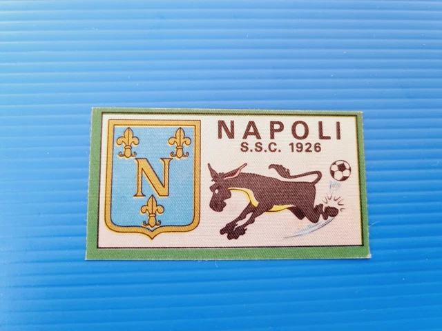 FIGURINA SCUDETTO NAPOLI Calciatori Panini 1970-1971 70-71 Sticker ...
