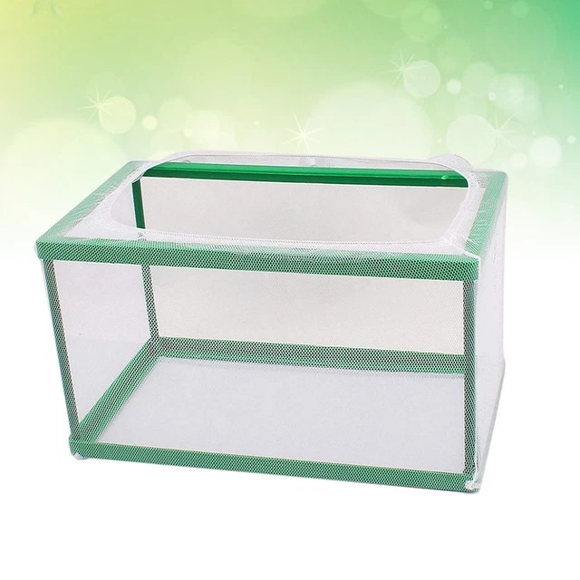 FISH BREEDER BOX Aquarium Isolation Box Breeder Fish Tank Incubator £13 ...