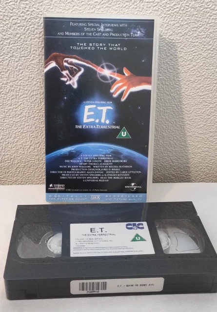 BRAND NEW & SEALED E.T. VHS Tape Cassette Vintage 1982 Steven Spielberg ...
