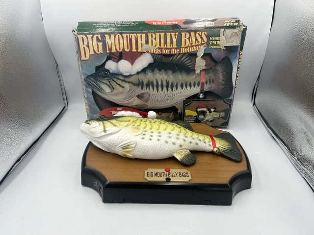 BIG MOUTH BILLY Bass Singing For The Holidays Singing Fish - Jingle ...