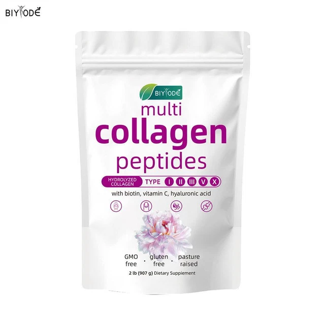 MULTI COLLAGEN PEPTIDES Powder - Hydrolyzed Protein Peptides X 1 ! цφ ...
