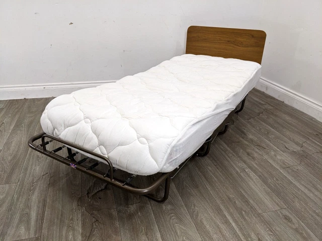 SMALL SINGLE BED FRAME Alba Folding Guest Bed Small Single Size FREE ...