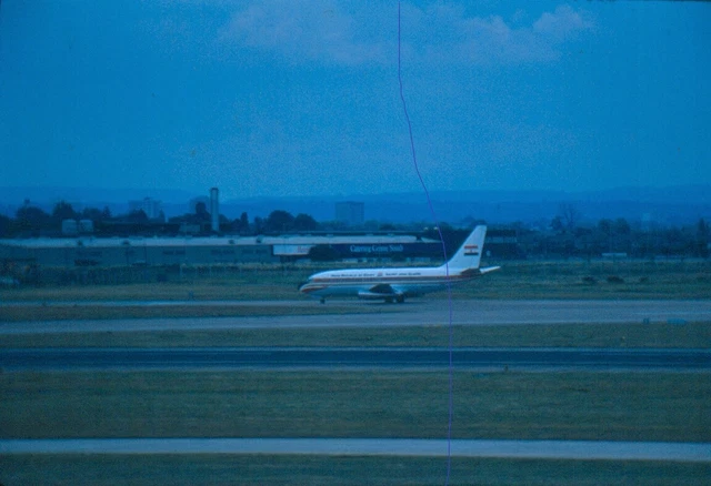 ORIGINAL CIVIL AIRCRAFT Plane Colour Slide 1978 Heathrow Boeing 737 ...