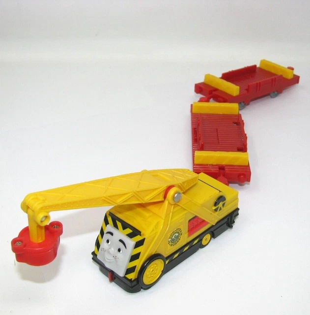 THOMAS & FRIENDS Trackmaster Kevin & Flatbed Motorized Train Engine Hit ...