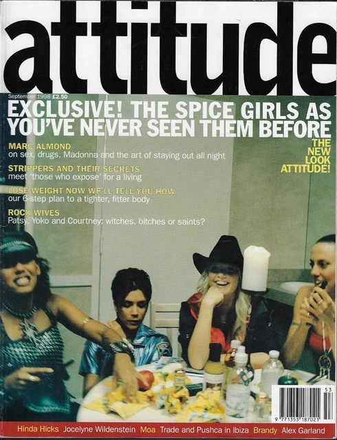 RARE ATTITUDE MAGAZINE - THE SPICE GIRLS Marc Almond VICTORIA BECKHAM £ ...