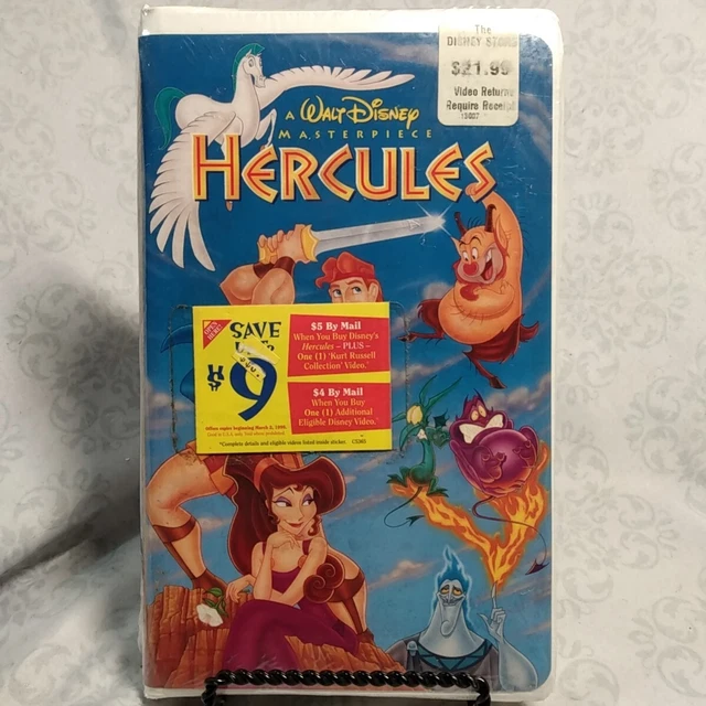 DISNEY HERCULES VHS 1997 Video Tape Masterpiece Collection VTG Case $15 ...