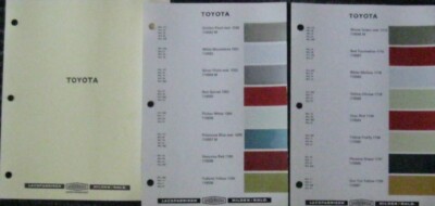 ROVER FARBKARTE FARBENKARTE Colour Chart 60er Jahre Range 3500 V8 P5 P6 ...